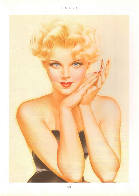 Varga Girl Original Pin Up Vintage Print Faces Alberto Vargas Book