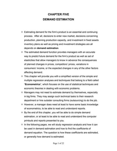 Managerial Economics Chapter 3 Demand And Supply Pdf