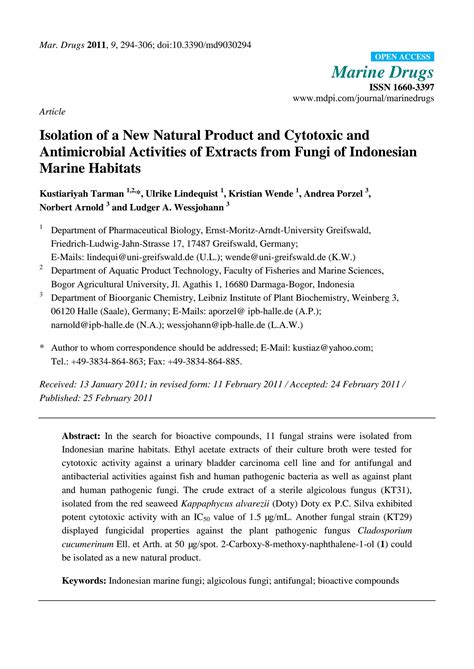 Solution Isolation Of A New Natural Product And Cytotoxic And