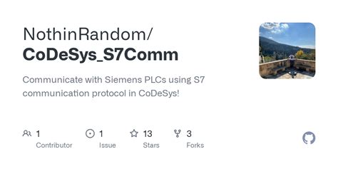 GitHub NothinRandom CoDeSys S7Comm Communicate With Siemens PLCs Using S7 Communication