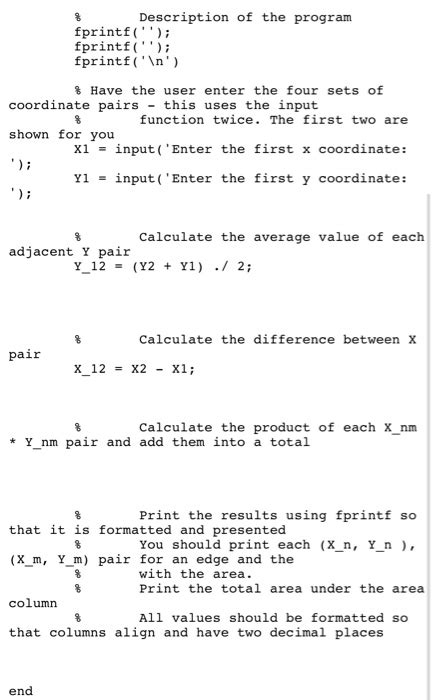 Objective Calculating The Area Of An Irregular Shape Chegg