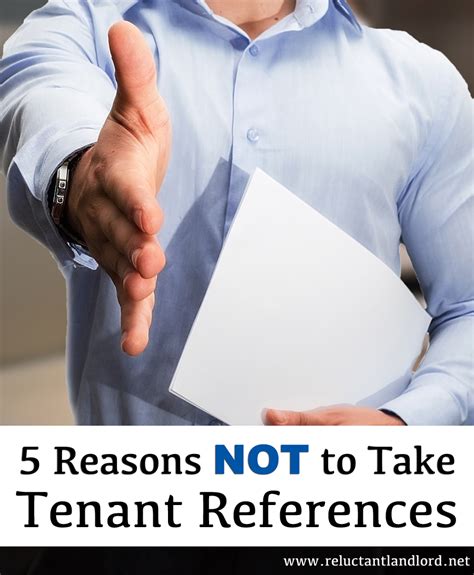 5 Reasons Not To Take Tenant References