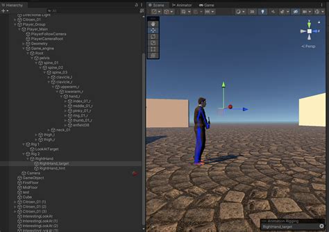 Animation Rig Bone Is Offset From Target Unity Engine Unity Discussions
