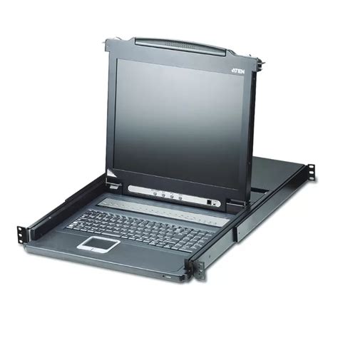 Aten 8 16 Port Ps2 Usb Vga Single Rail Lcd Kvm Switch