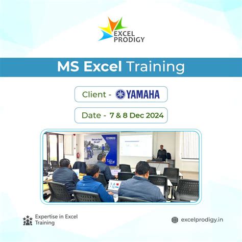 Excelprodigy Exceltraining Corporatetraining Msexcel Excel Yamaha Excel Prodigy