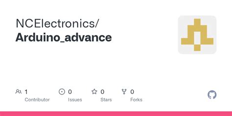 Github Ncelectronics Arduino Advance