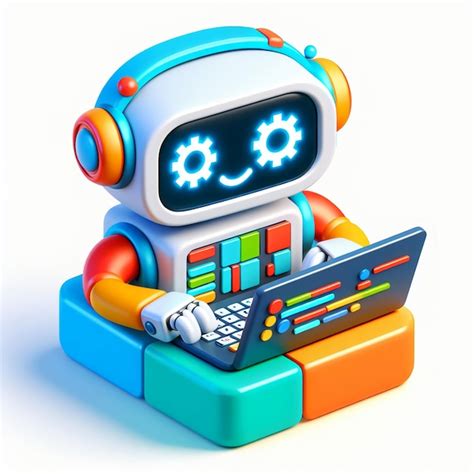 Premium Photo A Robot Made Of Legos Sits On Top Of Some Legos