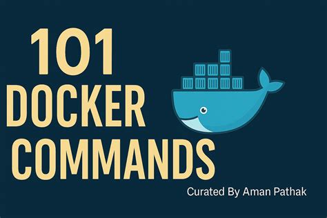 101 Docker Commands With Real Use Cases By Aman Pathak Devops Aws K8s Terraform