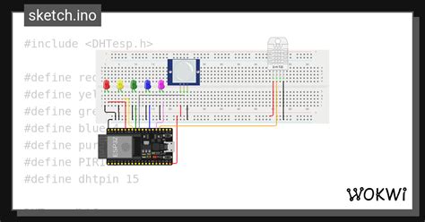 Temp Sensor Wokwi Esp32 Stm32 Arduino Simulator