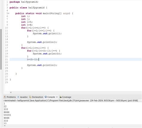 Kathi Nagabhavanireddy On Linkedin 30dayscodeattapacademy Patterns Java Javadeveloper