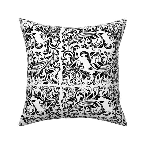 Damask Swirl Pattern Fabric Spoonflower