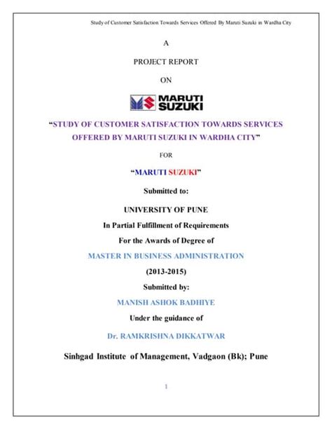 MarketResearch_ProjectReport | PDF