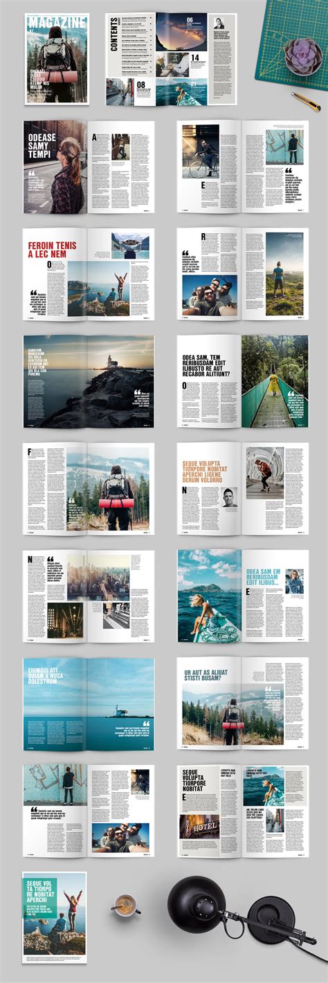 Indesign Multiple Magazine Layout 15 Indesign Magazines And Brochures
