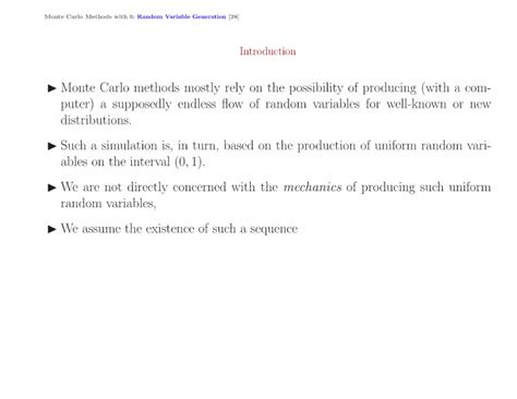 Introducing Monte Carlo Methods With R PPT
