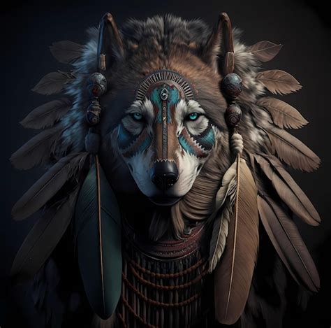 Premium Ai Image The Wolf Warrior