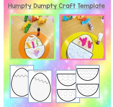 Mash Infants Humpty Dumpty Craft Template