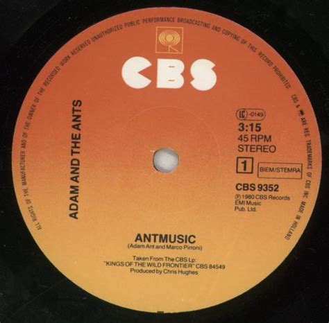 Adam And The Ants Antmusic Dutch 7 Vinyl Single 7 Inch Record 45