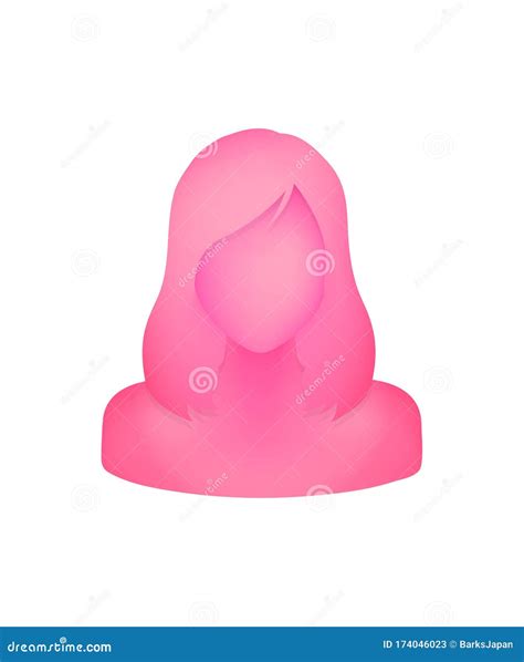 Abstruct Faceless Human Portrait Illustration Stock Vector
