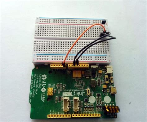 linkit one temperature sensor 4 steps with pictures instructables