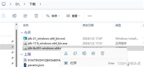 猫头虎分享最新版java21 jdk21 java17 jdk17 java8 jdk8 下载和安装教程 win11系统 [点击文末