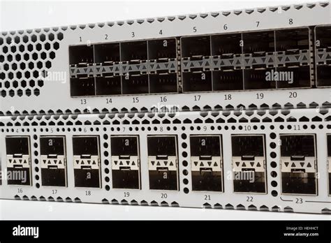 Detail Of Fiber Optic Gigabit Ethernet Switch With SFP Module Slot And UTP Category Connectors