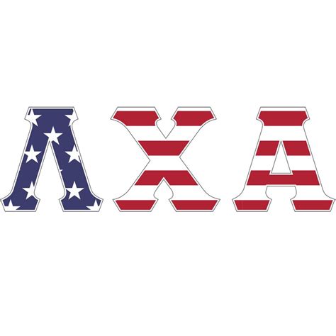 Lambda Chi Alpha Fraternity Usa Letter Sticker Outside Etsy