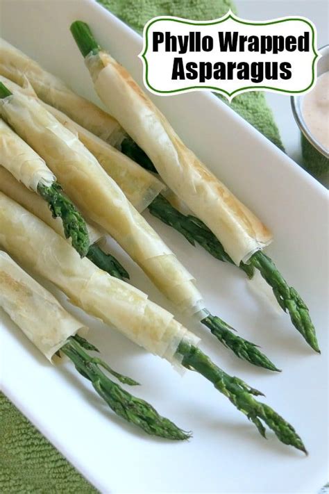 Phyllo Wrapped Asparagus Recipe Vegetable Side Dishes Recipes