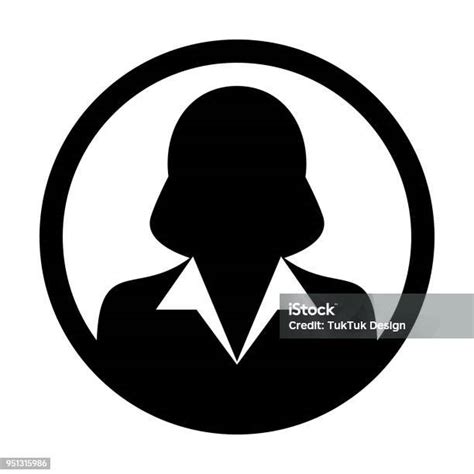 사용자 아이콘 벡터 여성 사람이 기호 프로필 원 아바타 로그인 플랫 컬러 문양 그림에서 감독에 대한 스톡 벡터 아트 및 기타 이미지 감독 경영자 고객 Istock