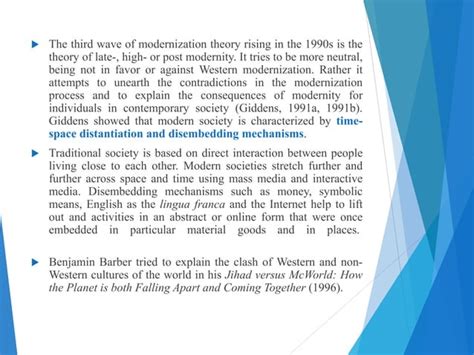 Effects Of The Modernization Process On Human Communication Pptx
