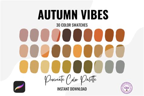 Metallic Gold Procreate Color Palette Graphic By Creative Designs Joy
