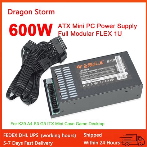 400w 600w Full Modular 1u Mini Flex Atx Psu Pc Power Supply 110 264v