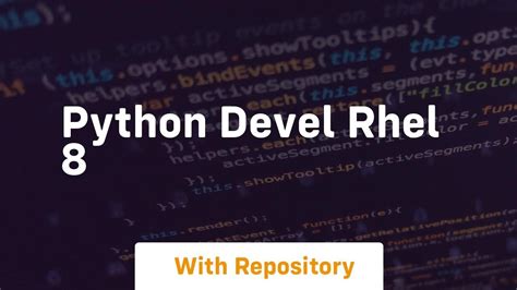 Python Devel Rhel 8 Youtube