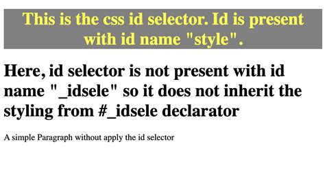 CSS Selectors What Are The CSS Selectors