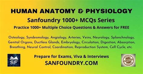 human anatomy and physiology questions and answers sanfoundry