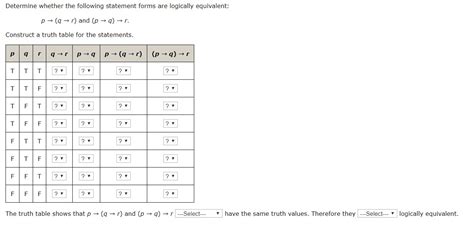 solved determine whether the following statement forms are