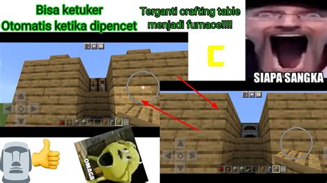 Tutorial Membuat Block Swapper Di Minecraft Minecraft Life Hack Youtube