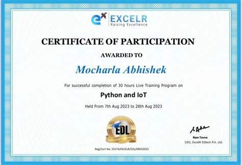 abhishek mocharla on linkedin python iot excelr