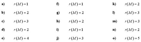 Answers To Math Exercises And Math Problems Rank Of A Matrix