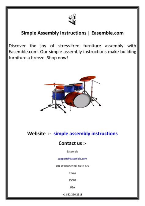 Ppt Simple Assembly Instructions Powerpoint Presentation