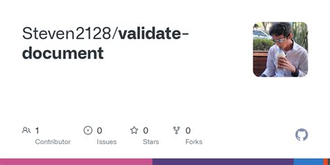 Github Steven2128validate Document