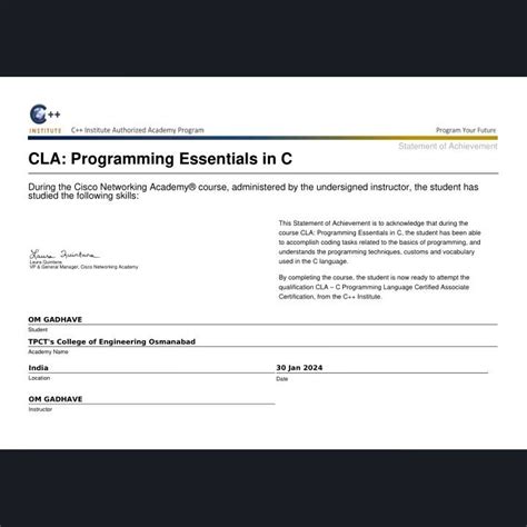 Om Gadhave On Linkedin Cisconetworkingacademy Instructor