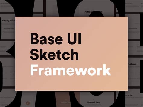 Base UI Sketch Framework By Robert Mayer EpicPxls