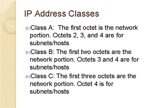 IP Addressing Subnetting IP Addressing Subnetting VLSM CIDR
