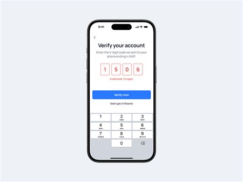 Verification Error Screen Ui Design By Pedro Reyes On Dribbble Verification Error Screen Ui Design By Pedro Reyes On Dribbble