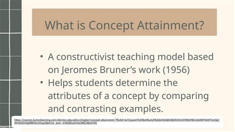Powerpoint Presentation Concept Attainment Strategy Ppt