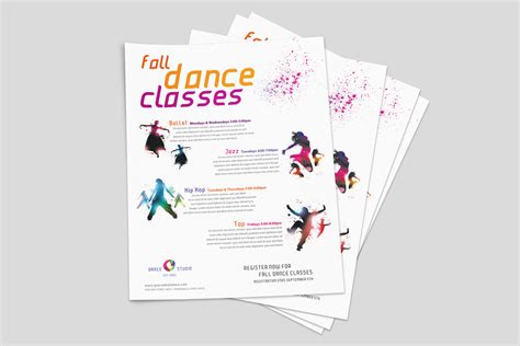 Dance Class Flyer Template