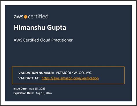 Himanshu Gupta On Linkedin Cloud Aws Certified Cloudpractitioner