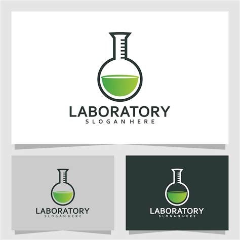 Premium Vector Laboratory Logo Vector Design Template