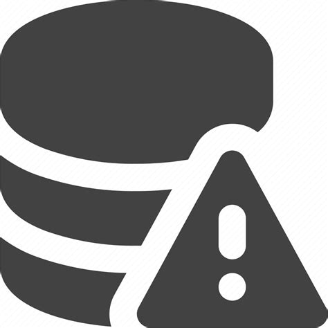 Cdn Database Server Warning Icon Download On Iconfinder