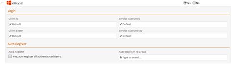 Office365 Service Authentication Workrunner